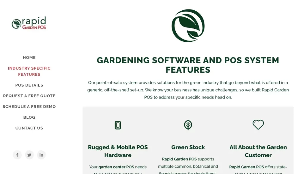 Garden Center POS & Landscape Management